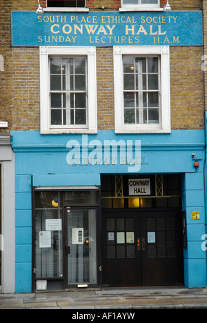 Conway Hall London Theobalds Road entrance, C. London. Conway Hall is ...