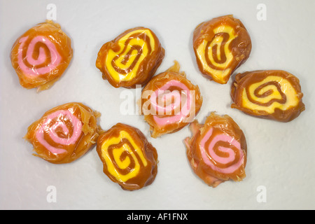 banana toffee whirls Stock Photo - Alamy