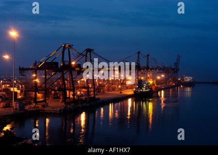 CONTAINER TERMINAL CHENNAI PORT TAMIL NADU Stock Photo - Alamy