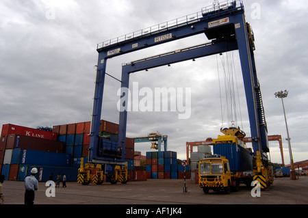 CONTAINER TERMINAL CHENNAI PORT TAMIL NADU Stock Photo - Alamy