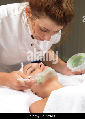 Beautician Models Released Stock Photo - Alamy