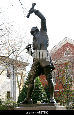 The Signer statue at Philadelphia, Pennsylvania Stock Photo - Alamy