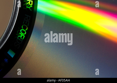 Close Up Of An Audio CD Stock Photo - Alamy