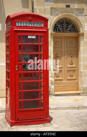 Marsaxlokk, Malta British phone box, Mediterranean architecture Stock ...