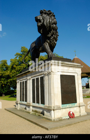 The Maiwand Lion, War Memorial in Forbury Gardens, Reading, Berkshire ...