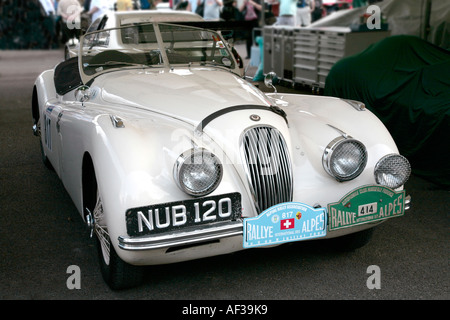 1950 Jaguar XK120 "Nub 120" rally car at Goodwood Festival of Speed ...