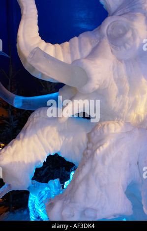 Ice sculptures. Mammoth Stock Photo - Alamy