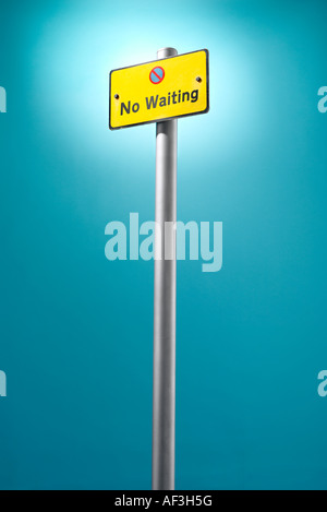 "No Waiting" sign Stock Photo - Alamy