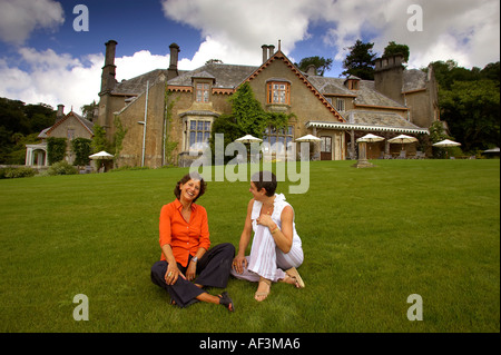 Olga Polizzi and her daughter Alex at Hotel Endsleigh Milton Abbot ...