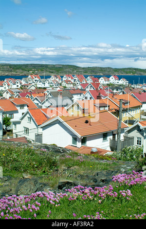 Åstol a small island and town on Swedish west coast . Bohuslän , Sweden ...