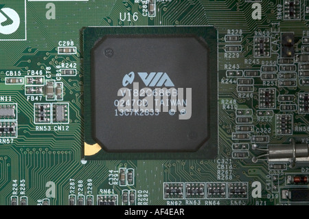 Micro chip silicon circuit board technology Stock Photo - Alamy