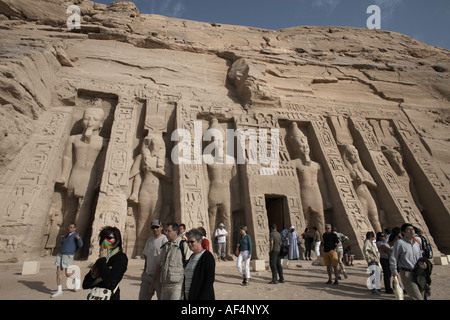 The Small Temple of Hathor and Nefertari, Abu Simbel, Abu Simbel ...