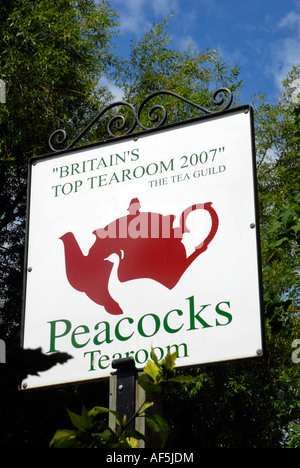 Peacocks award winning tearoom, Ely Cambridgeshire UK Stock Photo - Alamy