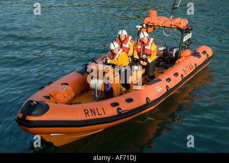 An RNLI inflatable rescue craft Weymouth Dorset Stock Photo - Alamy
