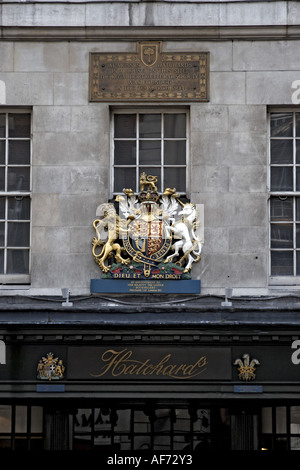 Hatchards Bookshop Piccadilly London shop shopping England UK Stock ...