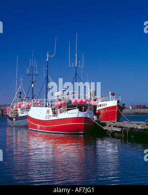 Fishing boats, Holyhead fish dock, Anglesey, North Wales, UK Stock ...