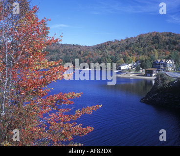 Fall foliage, Long Lake, Adirondacks, New York Stock Photo - Alamy