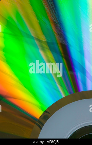 light refracted of the surface of a CD Stock Photo - Alamy