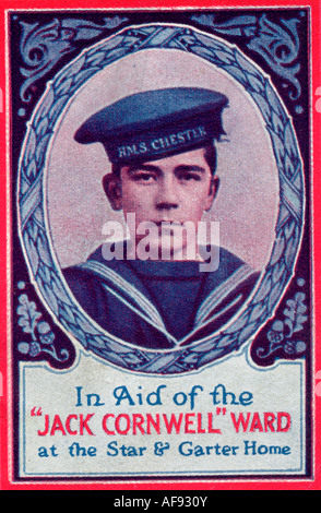 John Travers Cornwell VC 1900- 1916. First World War British naval hero ...