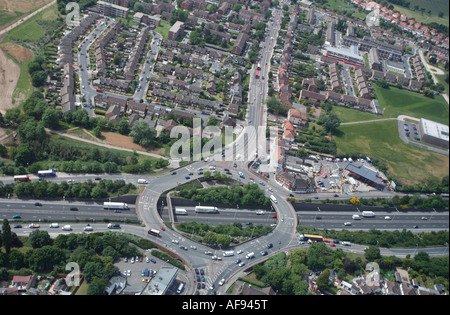 Target Roundabout A40 Motorway Aerial views of Ealing Northolt. West ...