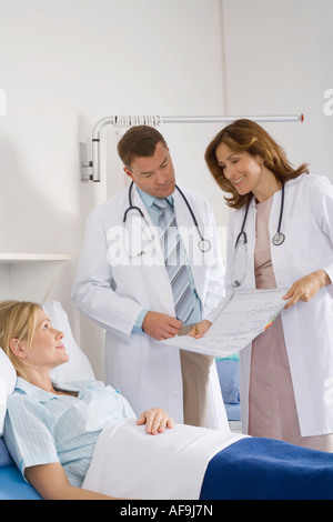 doctors on ward round Stock Photo - Alamy