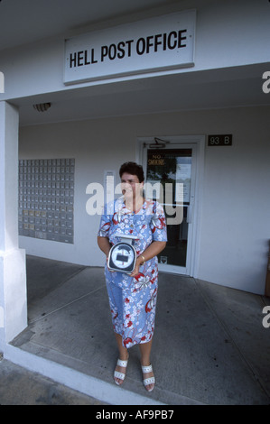 Hell Post Office Grand Cayman Caribbean Stock Photo - Alamy