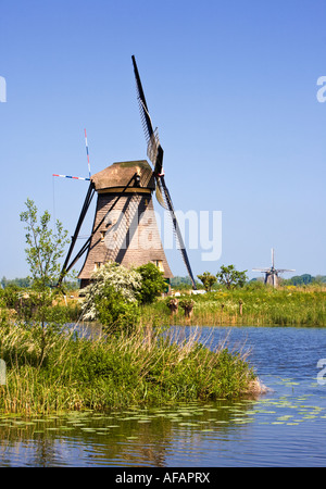 Kinderdijk-Elshout Windmills Unesco World Heritage Site Stock Photo - Alamy