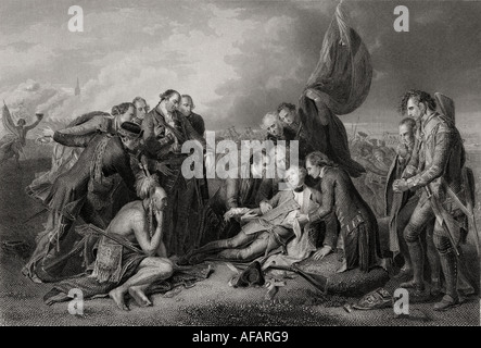 Seven Years’ War - General James Wolfe leads the British redcoat forces ...