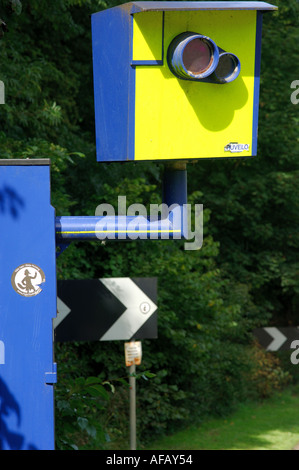 Truvelo speed camera in the village of Rockingham Northamptonshire ...