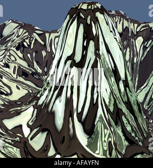 3d rendered illustration of a blue mountain bike Stock Photo - Alamy