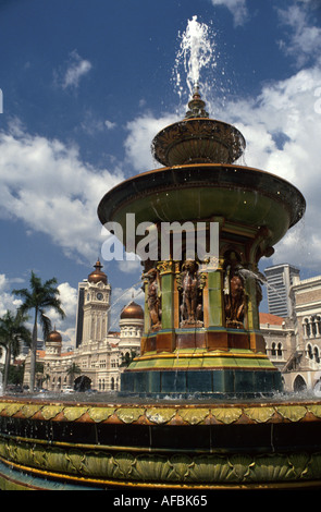 Photo of the fountain in Merdeka Square in Kuala Lumpur overlooking the ...