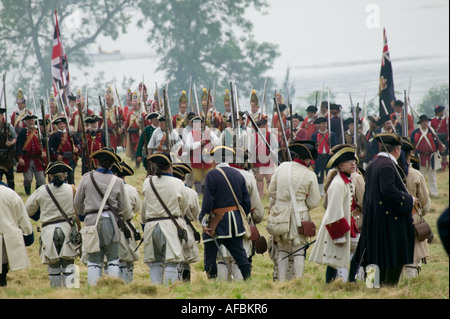 Fort Ticonderoga New York annual Grand Encampment reenactment of ...