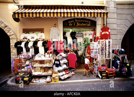 Souvenir shop in Monte Carlo, Principality of Monaco, Europe Stock ...