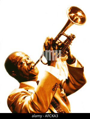 LOUIS ARMSTRONG US jazz musician Stock Photo - Alamy