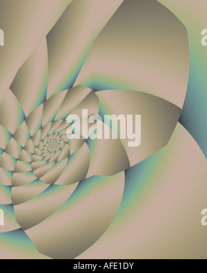 Abstract fractal spiral. Shell background, Spiral symmetry Fibonacci ...