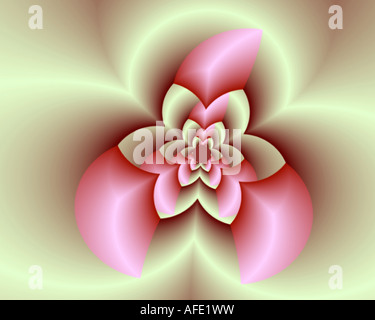 Fractal texture wallpaper, abstract flower. Swirl, twirl effect flowery ...
