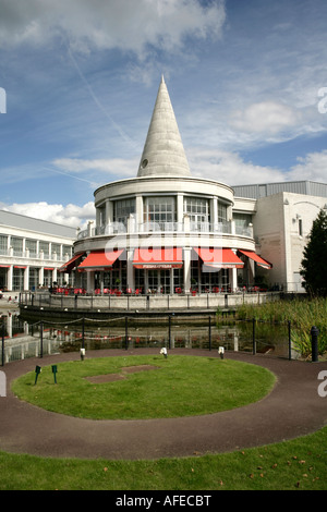 Pizza Express Restaurant by lake at Bluewater shopping centre ...