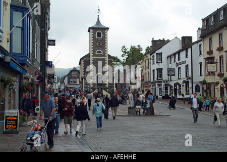 Street map of Keswick Stock Photo - Alamy
