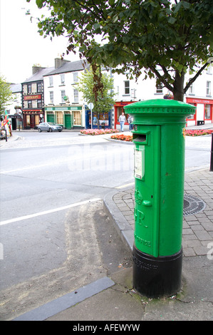 Green Post Box Westport County Mayo Ireland Stock Photo - Alamy