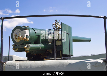 A 6in BL Gun at Newhaven Fort Sussex Stock Photo - Alamy