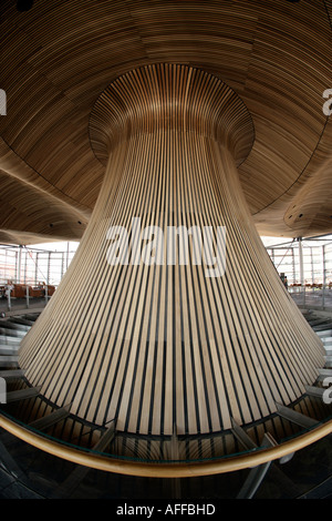 The debating chamber the Senedd or senate chamber in the welsh assembly ...