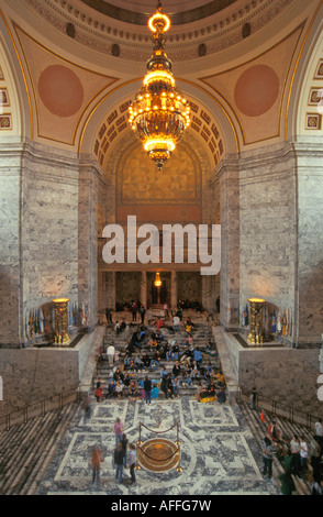 Washington State Capitol Building Rotunda Chandelier and Arch ...