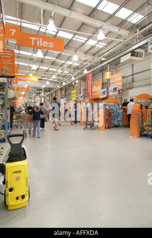 B and Q Warehouse Supercentre retail DIY store UK England Europe GB ...