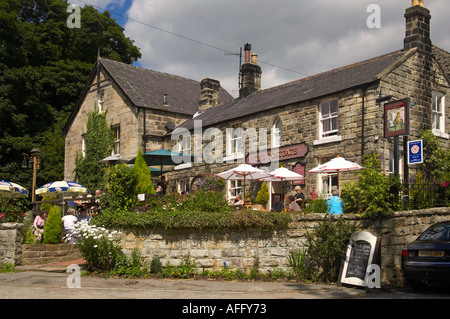The Postgate Pub Egton Bridge North Yorkshire moors England Stock Photo ...