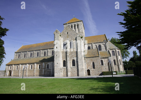 Lessay Abbey Normandy France Stock Photo - Alamy
