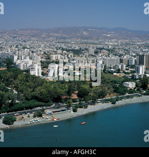 Aerial view of Limassol seafront. Cyprus Stock Photo - Alamy