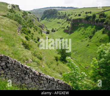 Lathkill Dale in the Derbyshire Peak District National Park England UK ...