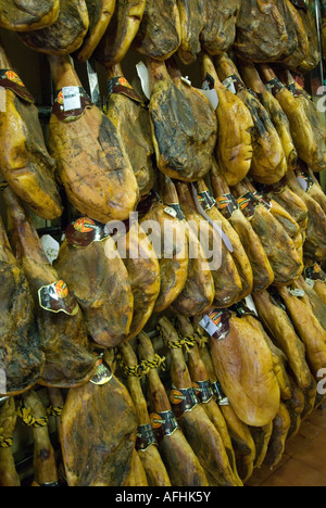 SPAIN Andalucia Cured legs of beef for sale in Ronda one of the White ...
