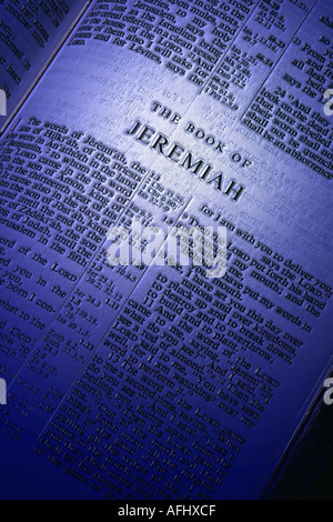 Jeremiah book of the Bible Stock Photo - Alamy
