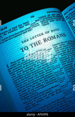 The book of Romans Stock Photo - Alamy